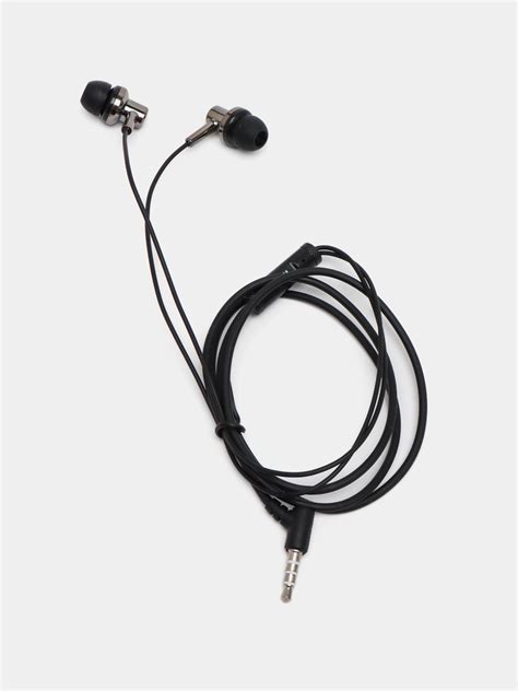 Проводные вакуумные наушники Samsung Redmi с микрофоном и дополнительным вакуумом купить по