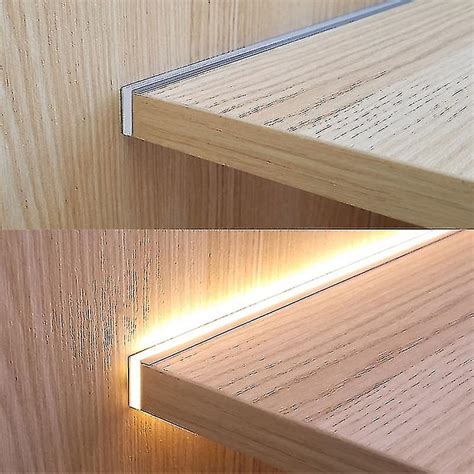 Ingebouwde Led Strip Cabinet Layer Plank 18mm Panel Edge Light Lamp 12v Onzichtbare Up Down Beam