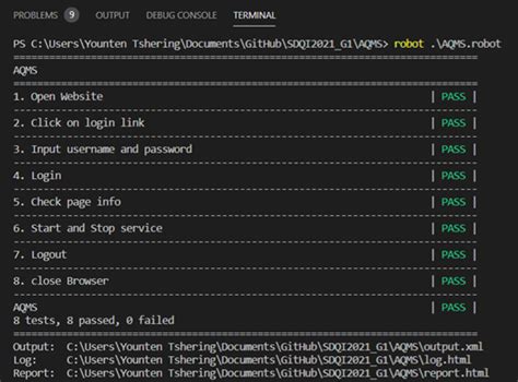 Result Of Test Case In VScode Download Scientific Diagram