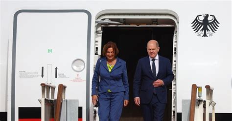 한독 정상회담 위해 방한한 올라프 숄츠 독일 총리