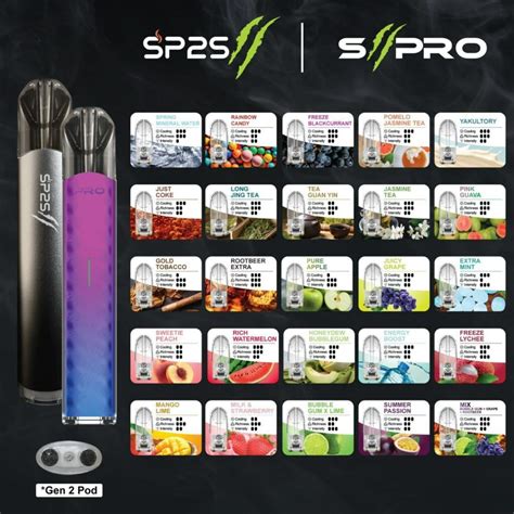 Sp2s Pro Pod Vape Vandal Best Vape E Liquids Disposable Pods