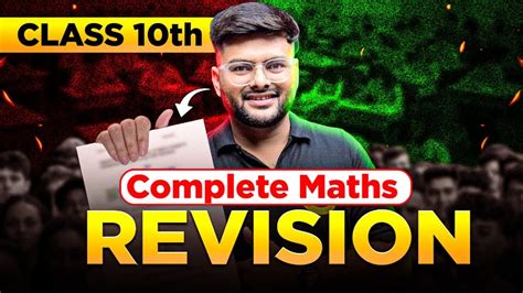 Full Revision Class 10 Maths In 1 Video I Class 10 Maths Complete Syllabus In One Shot I Board