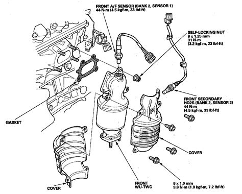 Catalytic Converter Service And Repair — 2008 Honda Pilot 4wd V6 35l