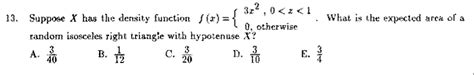 Solved Suppose X Has The Density Function F X X Chegg