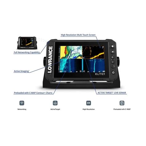 Lowrance Elite Fs 9 With Active Imaging 3 1 Transducer And C Map Char