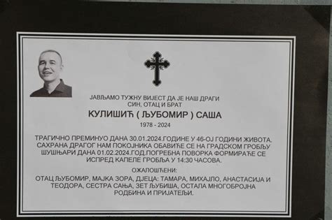 Potresne Scene Na Sahrani Saše Kulišića Neutješna Majka Ponavljala Samo Jedno Noviba