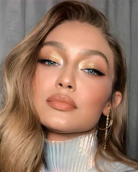 Gigi Hadid Gigi Hadid Make Up Gigi Hadid Glam Model Makeup Photoshoot