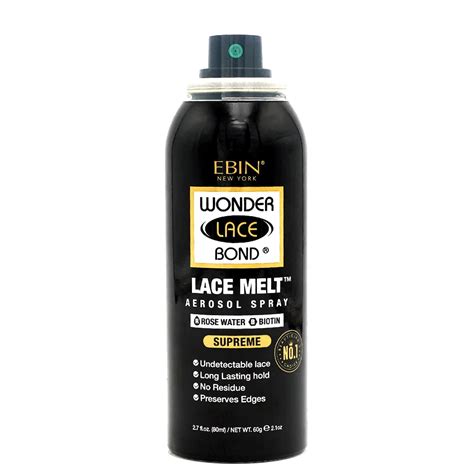 Ebin Wonder Lace Bond Lace Melt Aerosol Spray Supreme 2 1 Oz Tj