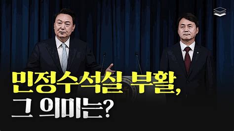 윤석열이 민정수석 없앴다가 복원한 이유 Youtube