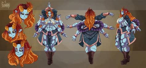 Monster Girl Comm Oni By Lunartexe On Deviantart
