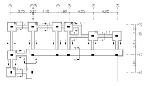 Structural Column Foundation Design Autocad Drawing Dwg File Cadbull