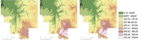 Dem Obtained With The Different Interpolation Methods And Different