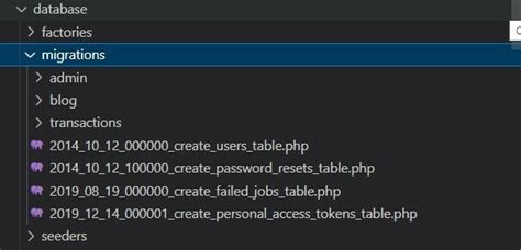 Structuring Your Laravel App Migrations In Folders Dev Community