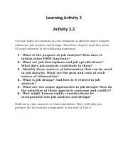 Activity Docx Learning Activity Activity Use The Table Of Contents In Your Textbook To