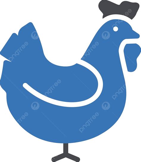 Hen Chicken Symbol Black Vector Chicken Symbol Black Png And Vector