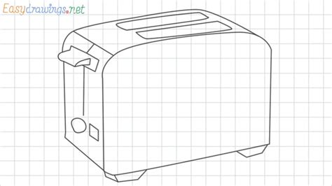 How To Draw A Toaster Step By Step Easy Phase