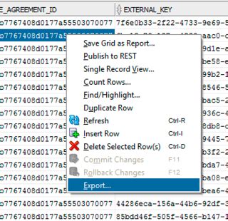 How To Export Clob Field Datas In Oracle Sql Developer Stack Overflow