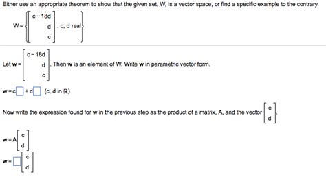 Solved Either Use An Appropriate Theorem To Show That The Chegg Com