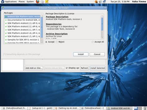 Setting Up An Android App Build Environment With Eclipse Android Sdk Phonegap Fedora 14