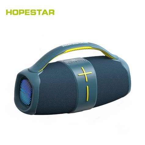 Hopestar H60 휴대용 무선 블루투스 라우드 스피커 더블 혼 Tws 3d 스테레오 야외 방수 대형 파워 뱅크 사운드바 신제품 Aliexpress