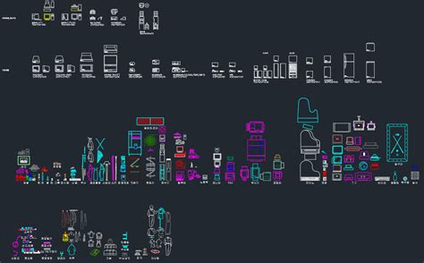 가전제품사무기기 모음 Library Magnicad Cad Block Free Download