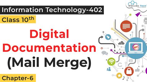 Digital Documentation Mail Merge Class 10 It Use Of Image And Objects