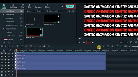 Guide To Create Looping Text Animation With Wondershare Filmora