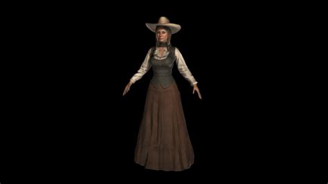 Lady Western 02 3d Model By Alterego V A C U U M V A C U U M