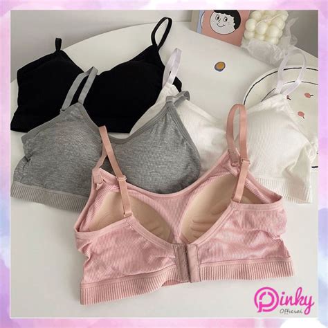 Jual Pinky Bra O Bra Wanita Bh Cewek Tanpa Kawat Bh Import Wanita Shopee Indonesia