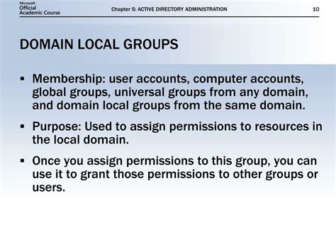 Ppt Active Directory Administration Powerpoint Presentation Free