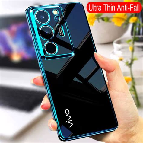 For Vivo V V E Pro V Vivo V Pro V E G Luxury Electroplating Transparent Phone