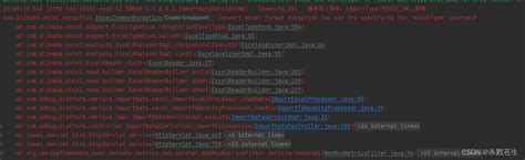 EasyExcel读取文件的问题Convert excel format exception You can try specifying the excelType yourself