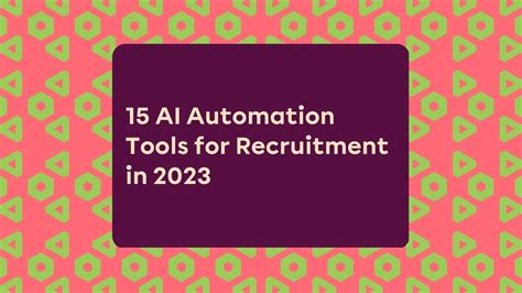 15 Ai Automation Tools For Recruitment In 2024 Plum