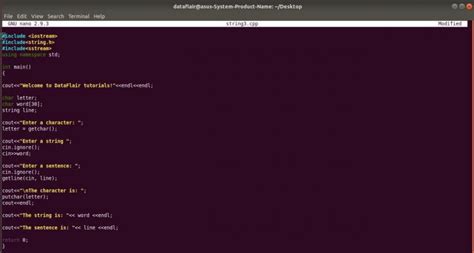 Strings In C C With Examples And Quizzes Dataflair