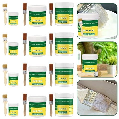 30100300g 방수 코팅 보이지 않는 페이스트 실란트 폴리 우레탄 접착제 브러시 접착제 포함 가정 지붕 욕실 용 수리 접착제 Aliexpress