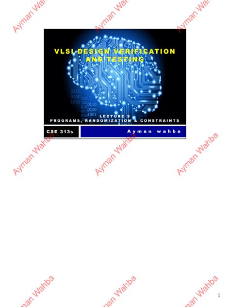 Programs Randomization And Constraints Pdf Randomness Software Engineering