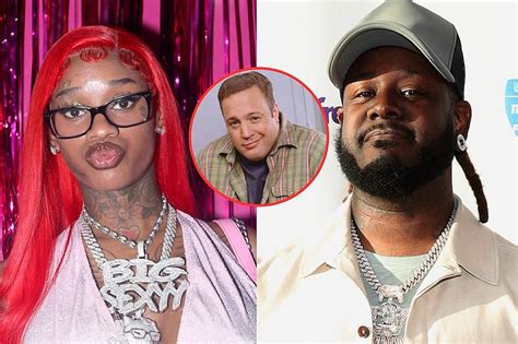 Sexyy Red And T Pain Transform Into Kevin James Smirking Meme