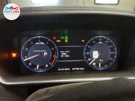 2013 17 Range Rover Dash Door Center Console Piano Black Trim Bezel Set L405 Swb