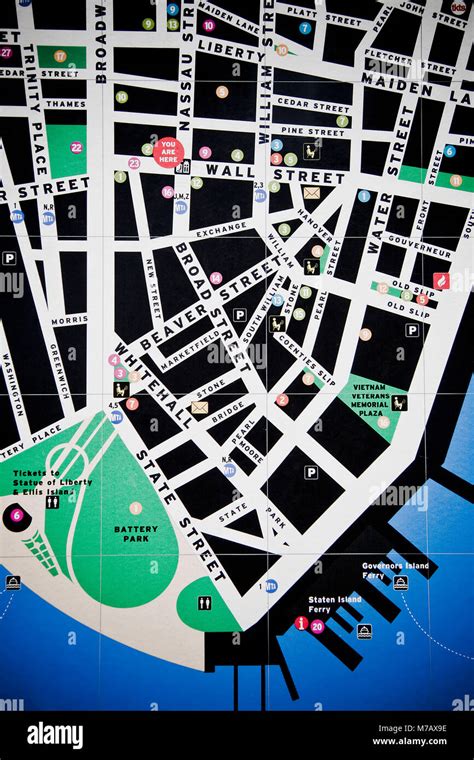 Detailed Map Of Manhattan