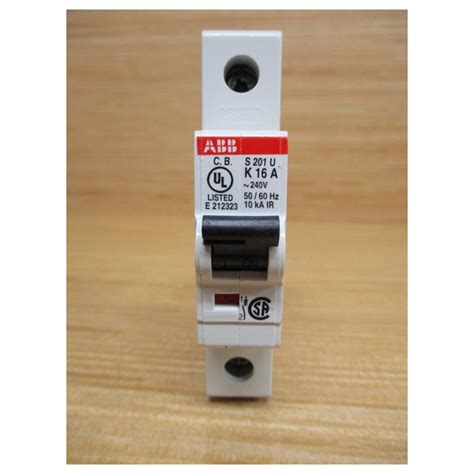 ABB S201U-K16A 16A Circuit Breaker S201UK16A - Used - Mara Industrial