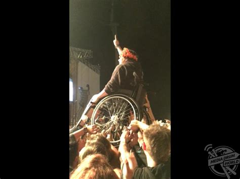 Wheelchair Crowd Surfing Media Drum World