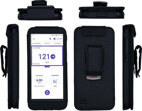 Fitted Leather Case With Belt Clip For Omnipod 5 Receiver
