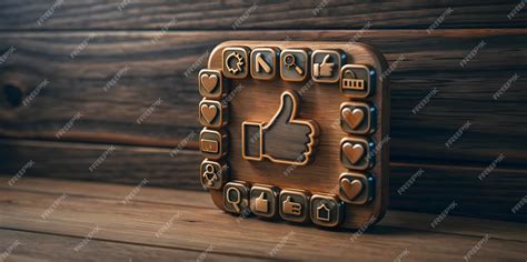 3d Flat Icon As Social Media Icon With Blank Space For Custom Branding Concept As A Customizable