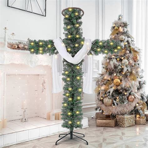 Foldable Christmas Tree Foldable Christmas Tree Pre Lit Artificial Christmas Outdoor Staked
