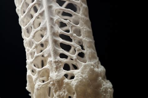 Premium Photo Bone Tissue Human Skeleton Under Microscope Cells