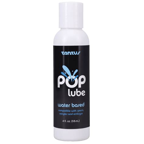 Buy The Pop Lube Water Based Lubricant For Squirting Dildo In 4 Oz