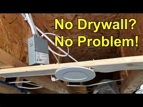 Cut A Joist To Install A Recessed Light How To Install Recessed
