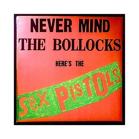 Glittered Sex Pistols Nevermind The Bullocks Album Etsy