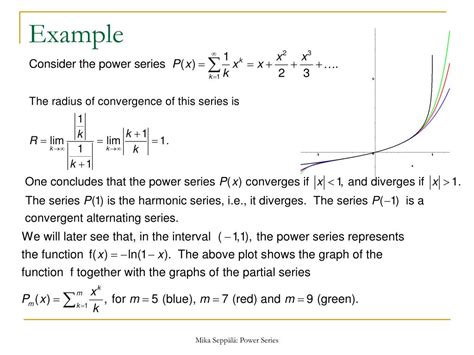 PPT Power Series PowerPoint Presentation Free Download ID