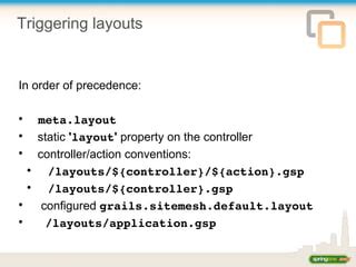 Grails Layouts Sitemesh Ppt
